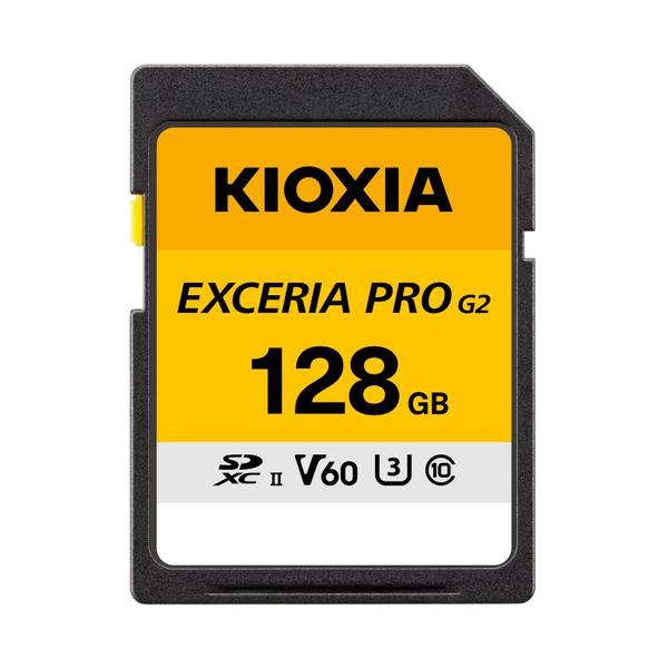 KIOXIA　KSDHU-B128G　SDXCカード　128GB　Class10　UHS-II　UHSスピードクラスU3　ビデオスピードクラスV60 135