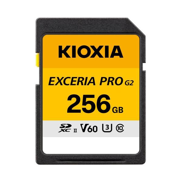 KIOXIA　KSDHU-B256G　SDXCカード　256GB　Class10　UHS-II　UHSスピードクラスU3　ビデオスピードクラスV60 135