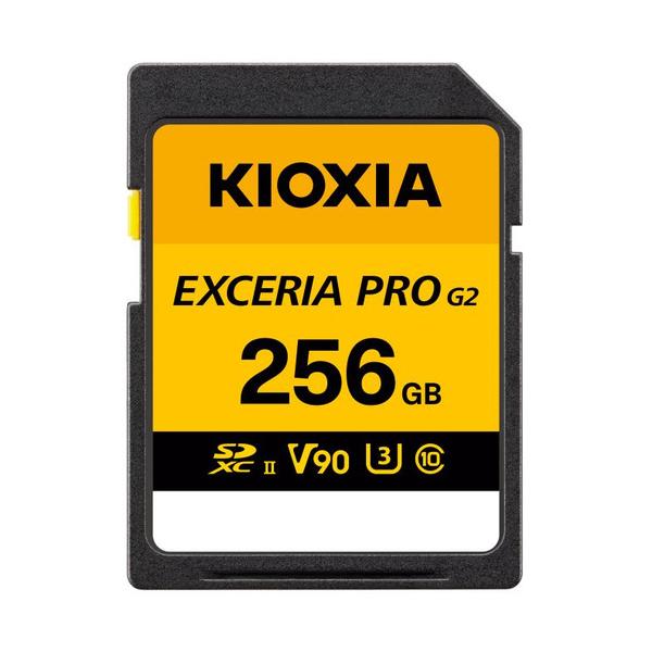 KIOXIA　KSDXU-B256G　SDXCカード　256GB　Class10　UHS-II　UHSスピードクラスU3　ビデオスピードクラスV90 135