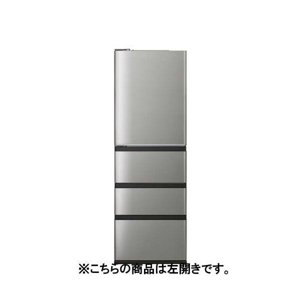 アクア　冷蔵庫　433L　左開き　4ドア　幅59.5cm　大容量冷凍室　おいシールド冷凍　LED庫内灯　Delie＋　AQR-V43RL　シルバー系 30