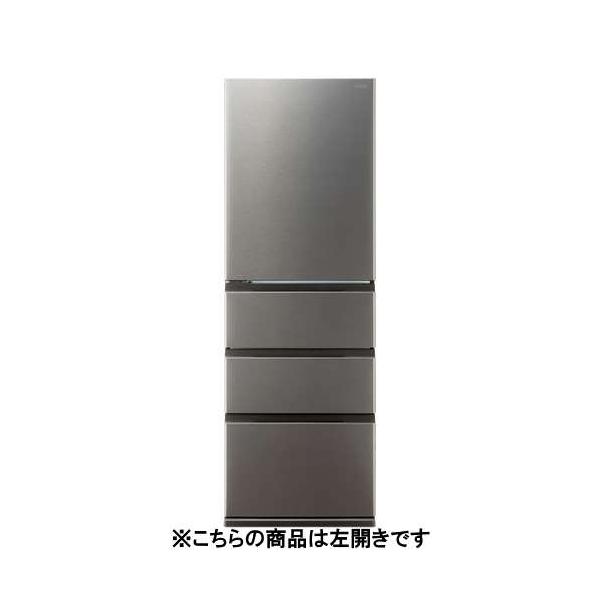 AQUA　冷蔵庫　362L　左開き　4ドア　幅60cm　大容量冷凍室　省エネ設計　AQR-36AL(DS)　シルバー系 30