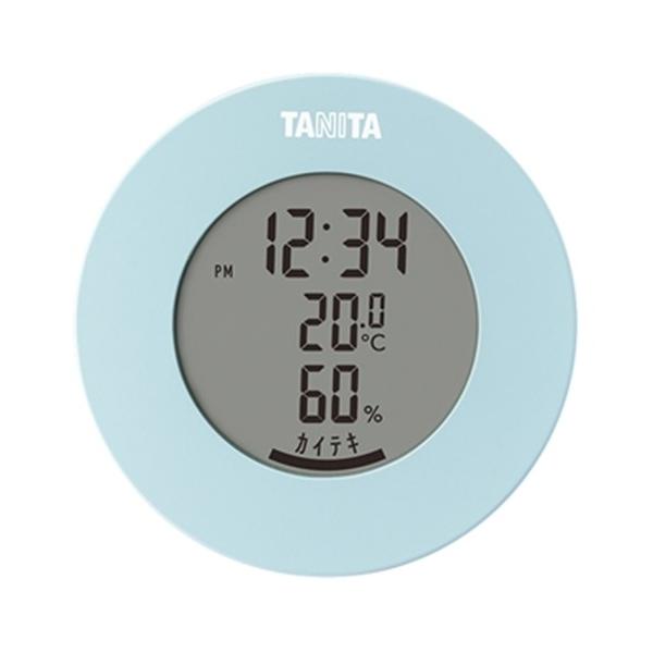 タニタ　TT-585　デジタル温湿度計　ライトブルー 500