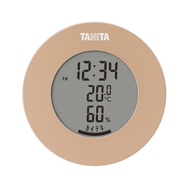タニタ　TT-585　デジタル温湿度計　ライトブラウン 500