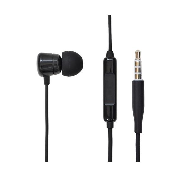 ラスタバナナ　REMMS3501BK　3.5mmプラグ　モノラルイヤホンマイク　スイッチ付き　ブラック 500