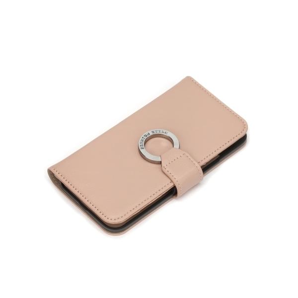 PGA　PG-20FFP07BE　iPhone12　mini用　リングフリップカバー　Premium　Style　ベージュ 500