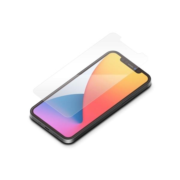PGA　PG-20FSF03　iPhone12　mini用　液晶保護フィルム　平面　Premium　Style　衝撃吸収EX／光沢 500