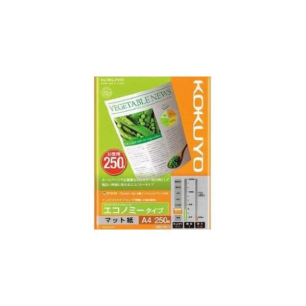 コクヨ　IJP用紙スーパーファイングレード　エコノミー・A4　250枚　KJM18A4250 119