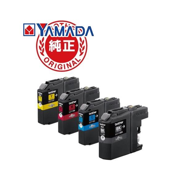 インク　ブラザー　純正　カートリッジ　純正インクカートリッジ　お徳用4色パック(ブラック・シアン・イエロー・マゼンタ)LC113-4PK　インク 119