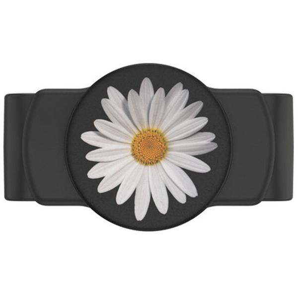 ＰＯＰＳＯＣＫＥＴＳ　ＪＡＰＡＮ　Slide　Stretch　White　Daisy　Black　with　SQUARE　Edges　(四角い角)　806137 500