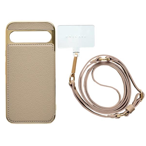 ユニケース　Cross　Body　Case　Duo　for　Pixel8a(greige)　UNI-CSPX24M-2CBGG 500