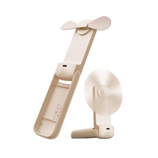 AECOOLY　PF01BE　Pocket　01　Foldable　Handheld　Fan　折りたたみ式　3段階風量切替　自動停止機能付　ベージュ 33