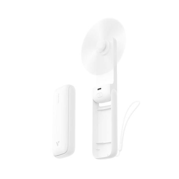 AECOOLY　PF01WH　Pocket　01　Foldable　Handheld　Fan　折りたたみ式　3段階風量切替　自動停止機能付　ホワイト 33