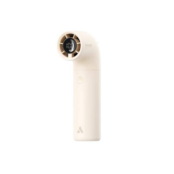 AECOOLY　PH02ABE　Aero-A　High-Speed　Handheld　Fan　R字型デザイン　LEDディスプレイ搭載　5段階風量切替　ベージュ 33