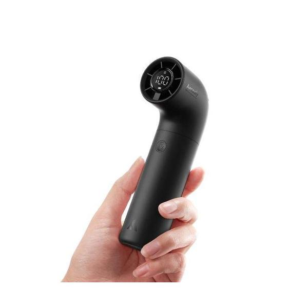 AECOOLY　PH02ABK　Aero-A　High-Speed　Handheld　Fan　R字型デザイン　LEDディスプレイ搭載　5段階風量切替　ブラック 33