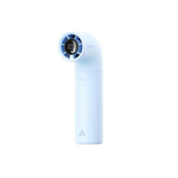 AECOOLY　PH02ABL　Aero-A　High-Speed　Handheld　Fan　R字型デザイン　LEDディスプレイ搭載　5段階風量切替　ブルー 33