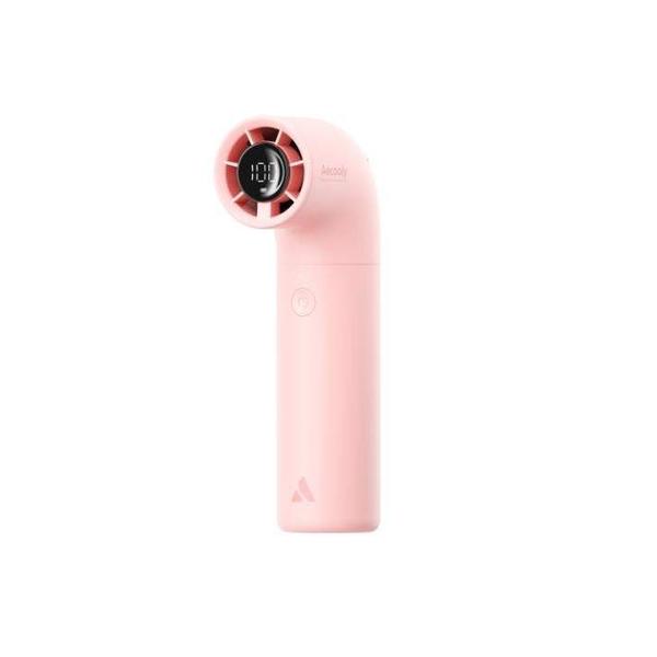 AECOOLY　PH02APK　Aero-A　High-Speed　Handheld　Fan　R字型デザイン　LEDディスプレイ搭載　5段階風量切替　ピンク 33