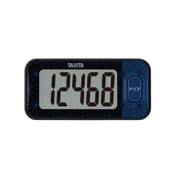 タニタ　FB740BK　３Ｄセンサー搭載歩数計　ブルーブラック 46
