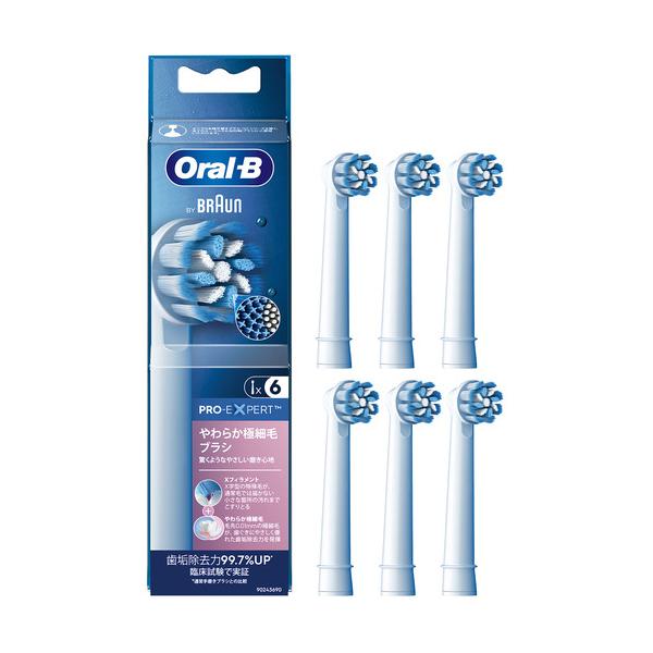 ブラウン　EB60X-6-EL　EB60X-6-EL　やわらか極細毛ブラシ　Oral-B　57g　白EB60X6EL 46