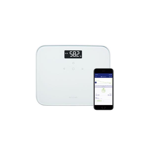 エレコム　HCS-S02WH　ECLEAR　体重計　ストーンホワイト 46