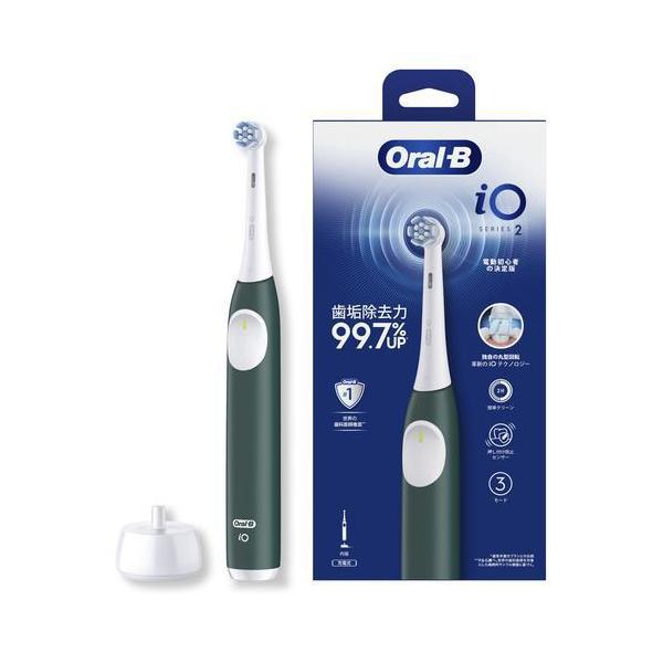 ブラウン　iOS21C90FG　ブラウン　オーラルB　iO　SERIES　2　電動歯ブラシ　ブラシ　1本＋ブラシヘッド　1本　　グリーン 46