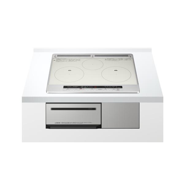 HITACHI　HT-M7STF(S)　送料無料　ビルトインIHクッキングヒーター　3口IH　200V　天板幅60cm　シルバー 362