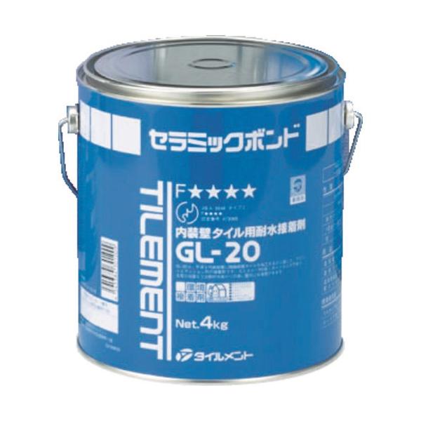 TILEMENT　タイル用接着剤　GL-20　4kg　30100040 867