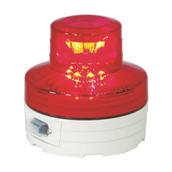 NICHIDO　電池式LED回転灯ニコUFO　常時点灯タイプ　赤　NU-AR 867