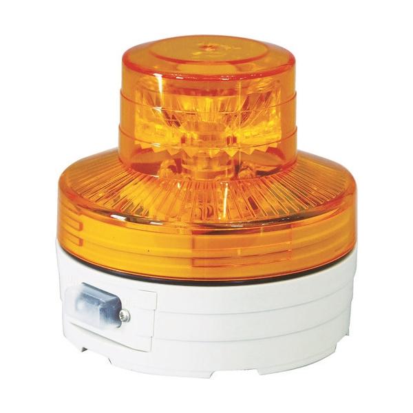NICHIDO　電池式LED回転灯ニコUFO　常時点灯タイプ　黄　NU-AY 867