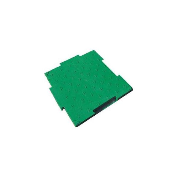 サンコー 樹脂製敷板 8Y3017 ロードマットグリーン 幅0．5×長さ0．5m 8Y3017    867