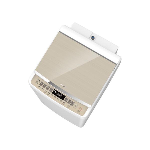 ハイセンスジャパン　HW-DG100XH　全自動洗濯機　上開き　洗濯10kg　簡易乾燥(送風機能)　シャンパンゴールド 40