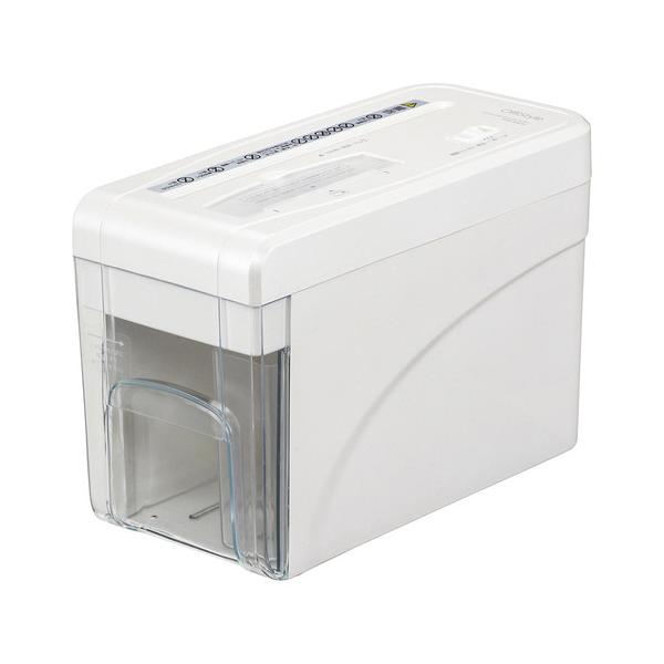 オーム電機　SHR-SD05C　卓上式クロスマルチシュレッダー　A4×2枚同時細断　CD／DVD・カード細断　コンパクトサイズ　ホワイト 19