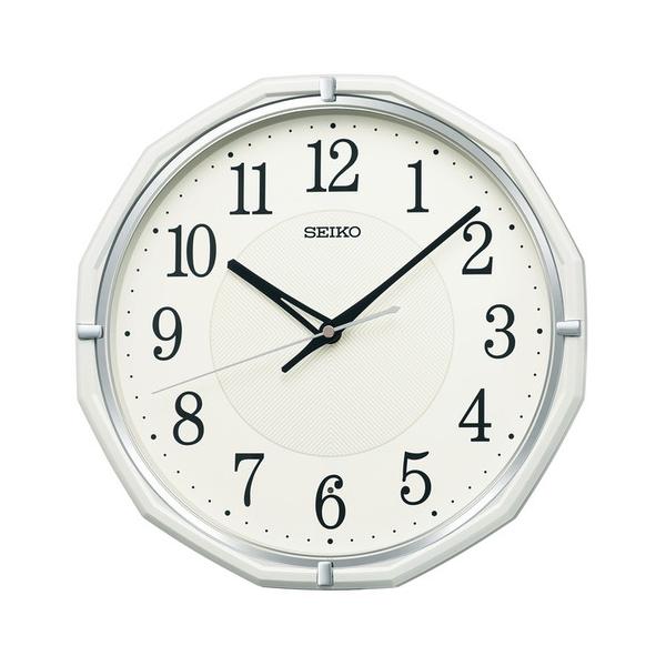 セイコータイムクリエーション　KX274W　電波掛時計　白パール塗装 820