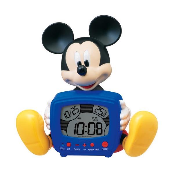 セイコー　FD485A　目覚まし時計　ミッキー 820