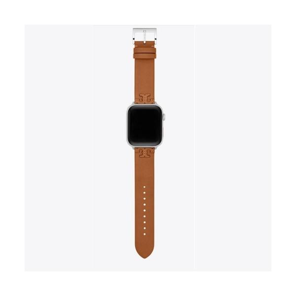 トリーバーチ　TBS0001L　TORY　BURCH　アップルウォッチ用ベルト　42mm／44mm／45mm　ブラウン 820
