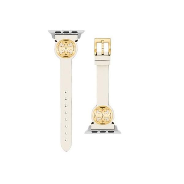 トリーバーチ　TBS0076　TORY　BURCH　アップルウォッチ用ベルト　38mm／40mm／41mm　ホワイト 820