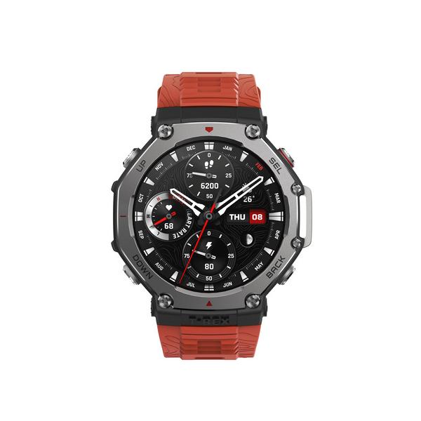 Amazfit　T-Rex　3　48mm　スマートウォッチ　ラバ（赤） 820