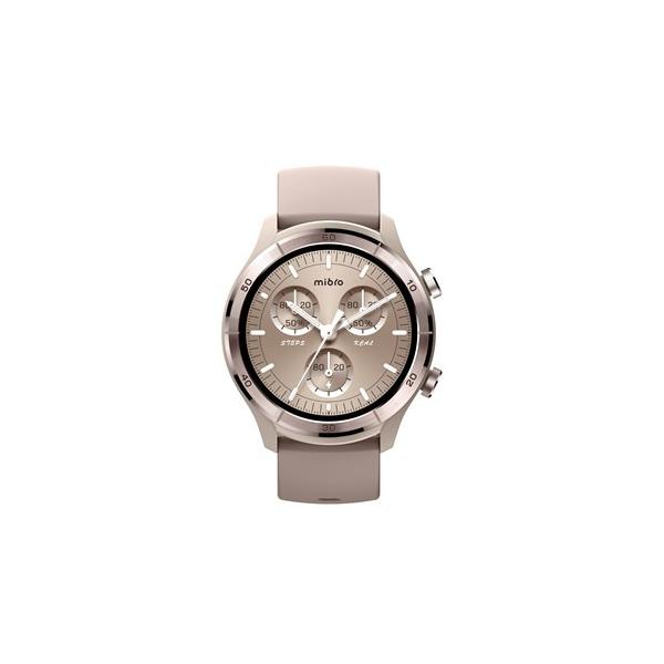 ミブロ　SP380014-C233　ウェアラブルウォッチ　内部スピーカーで通話可能　生活防水対応　モカ 820