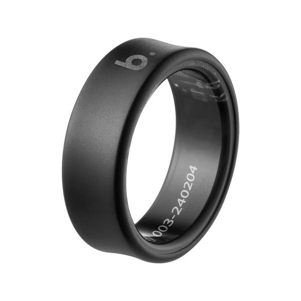 b.ring　B094TNBKRNG　スマートリング　チタン　AI　健康管理　睡眠管理　サイズ9　b.ring　G1　Bluetooth対応　ブラック 820