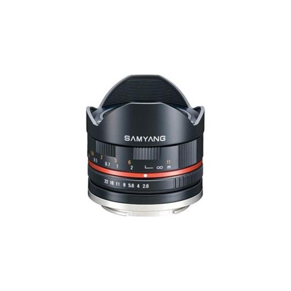 SAMYANG 交換レンズ 8mm F2.8 UCM FisheyeII APS-C用【キヤノンEF-Mマウント】(ブラック)・315