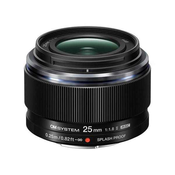 OMデジタルソリューションズ　25mm　F1.8　II　交換レンズ　OM　SYSTEM　ブラック 315