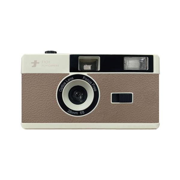 ナカバヤシ　CAM-F101BE　フィルムナカメラ　フラッシュ付　ハンドストラップ付　ベージュ 315