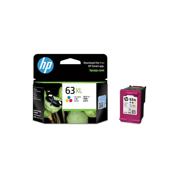 インク　HP　純正　カートリッジ　ヒューレットパッカード　F6U63AA　HP63XL　インクカートリッジ　（カラー・増量） 119