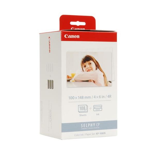インク　キヤノン　純正　写真用紙　ポストカード　KP-108IN　カラーインクカセット　ペーパーセット 119