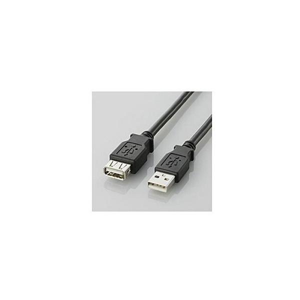 エレコム　U2C-E10BK　USB2.0延長ケーブル(A-A延長タイプ)　1.0m 131