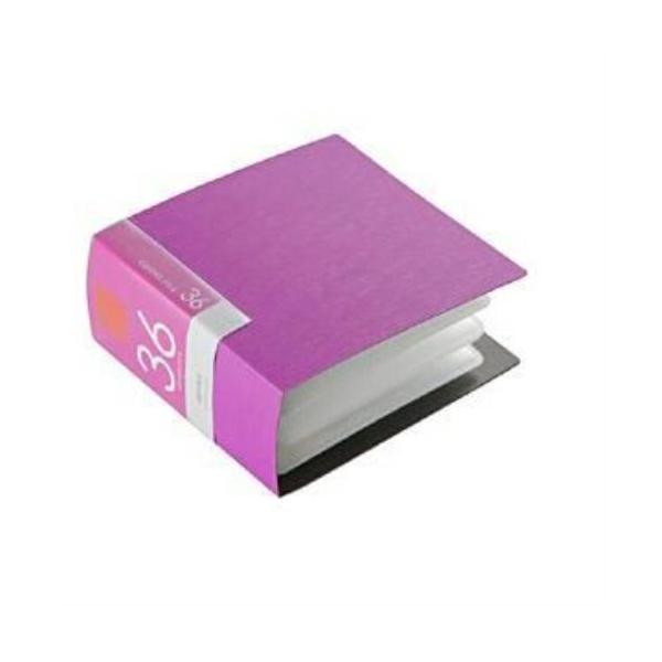バッファロー　BSCD01F36PK　　CD　DVDファイル　ブックタイプ　36枚収納　ピンク 131