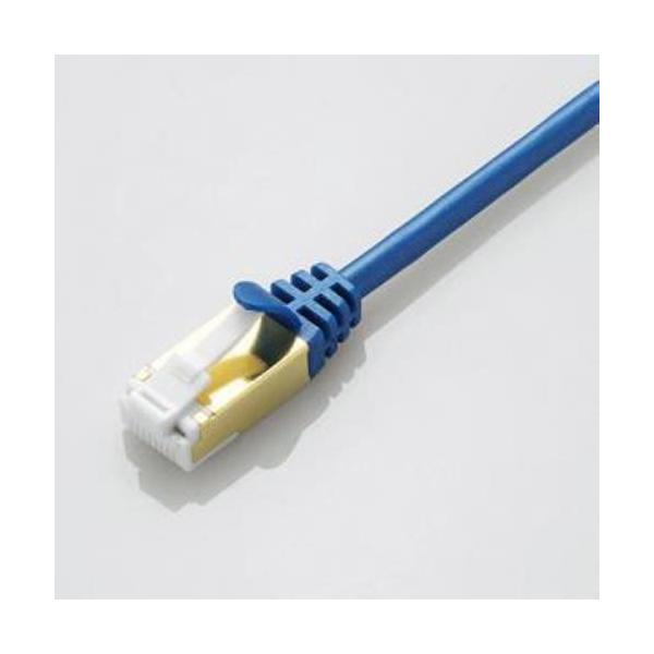 LD-TWSST／BM30　ツメ折れ防止スリムLANケーブル(Cat7対応)　3.0m　ブルーメタリック 131