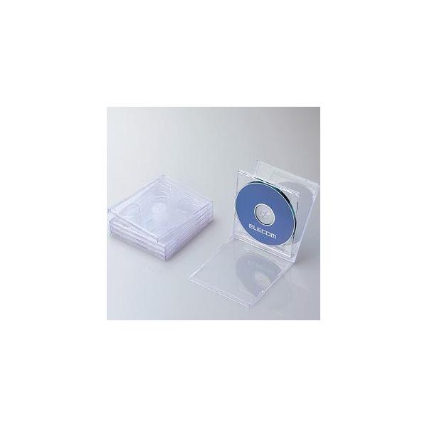 エレコム　CCD-JSCNW5CR　Blu-ray／DVD／CDケース(標準／PS／2枚収納／5パック)　クリア 131