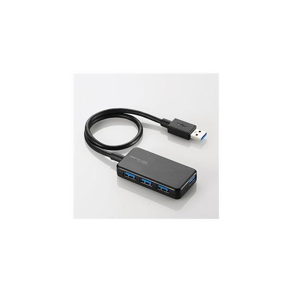 USBハブ　エレコム　USB　3.0　U3H-A411BBK　4ポートUSB3.0ハブ　ブラック 131