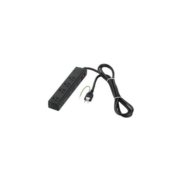 バッファロー　BSTAPSDC820BK　電源タップ　雷サージ防止／集中スイッチ付(4+4個口・2m)　ブラック 131