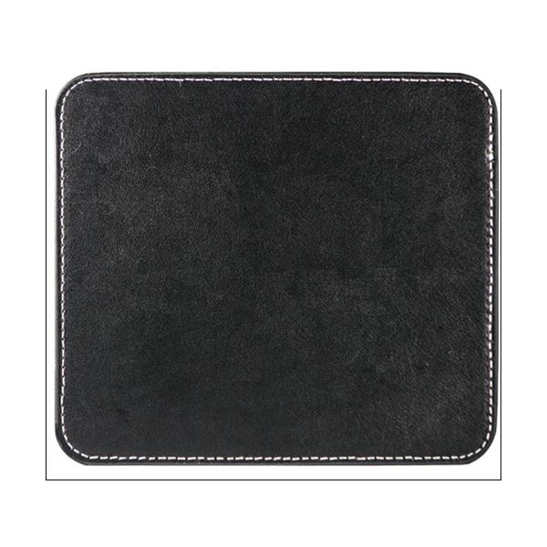 ロイヤルモンスター　RM-3195BK　レザーマウスパッド　(スクエア)　リアルブラック 131